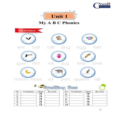 1. my a b c phonic this that | PDF