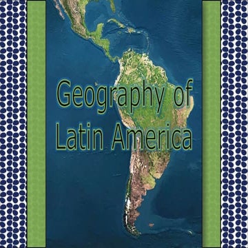 1. geography of latin america for students | PPT