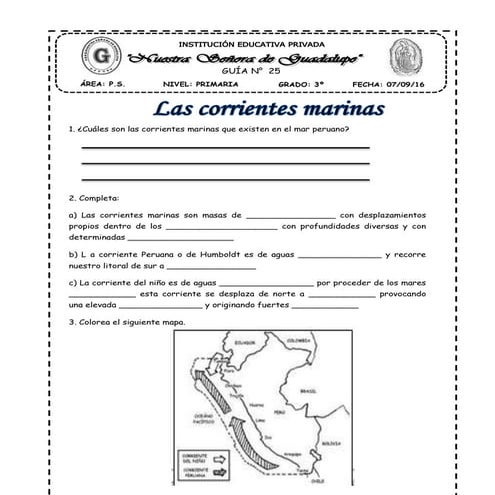 corrientes marinas | PDF