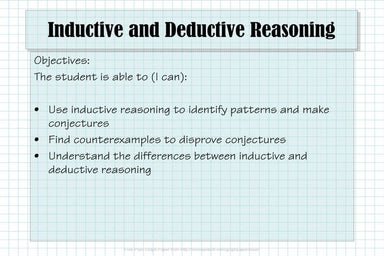 Deductive Reasoning Geometry