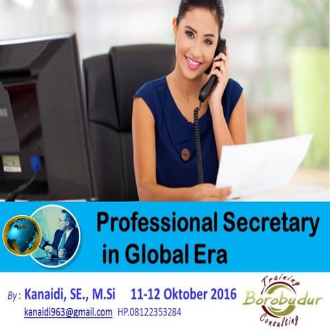 Advanced PROFESSIONAL SECRETARY Training_Professional Secretary in ...