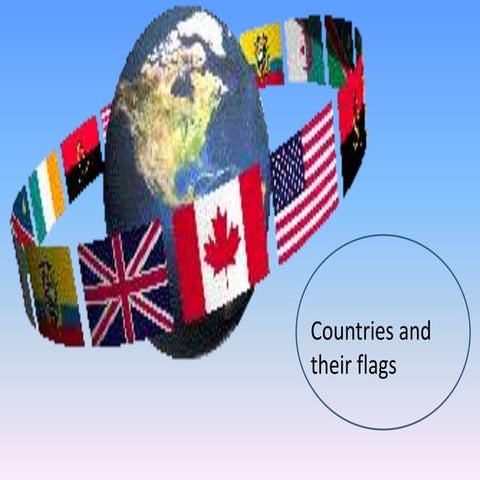 Countries and their flags. | PPTX