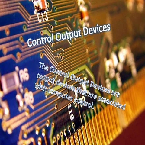 1.3 Control Output Devices | PPT