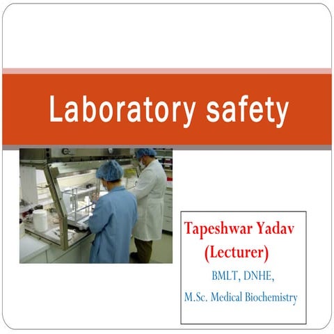 Laboratory safety | PPTX
