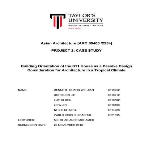 S11 House Contextual Architecture Report | PDF