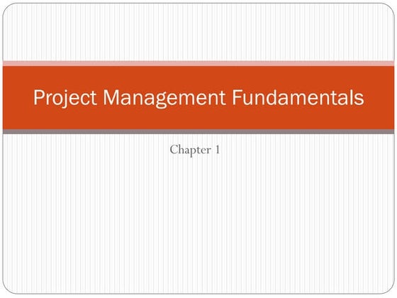 Project Management Fundamentals Certificate of Completion | PPT