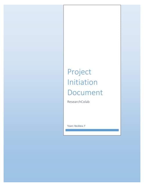 How to Create a Project Initiation Checklist | PDF | Business ...
