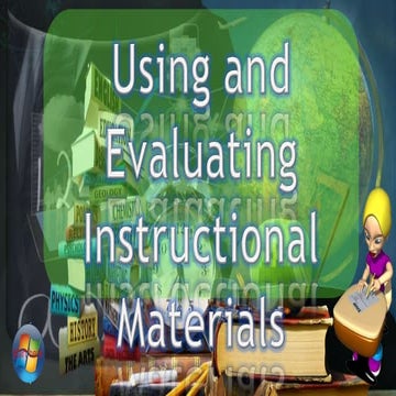 Using And Evaluating Instructional Materials | PPT