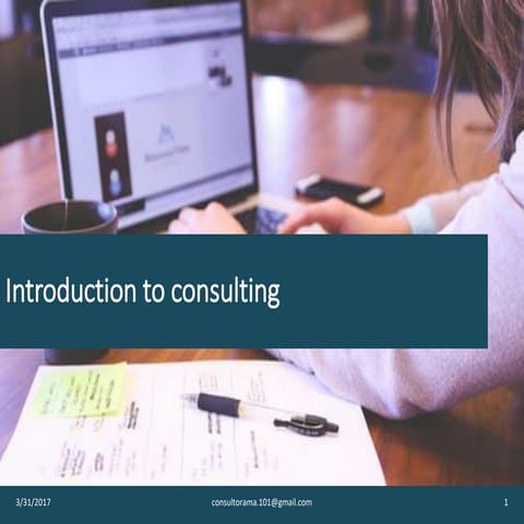 Introduction to consulting | PDF