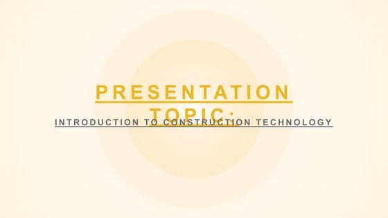 Introduction to architecture presentation | PPTX | Civil Engineering ...