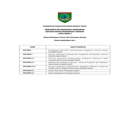 1. dpa skpd | PDF