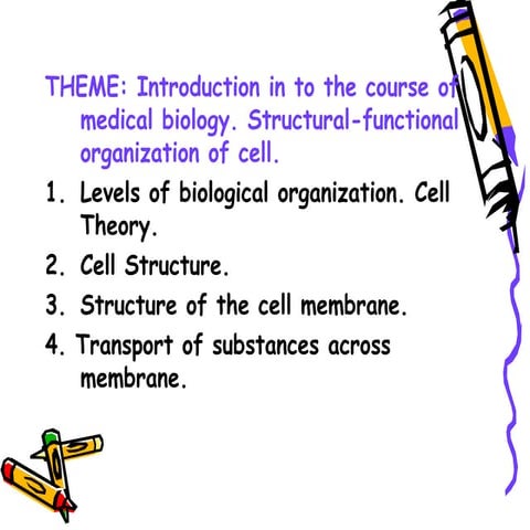 Structural-Functional organization of the Cell | PPT