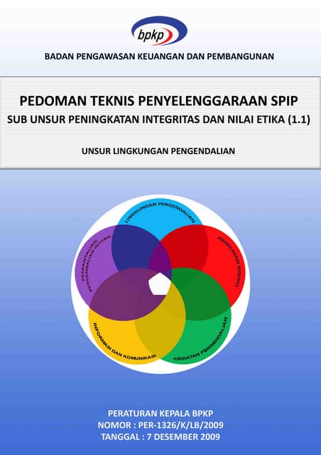 Penilaian Maturitas Penyelenggaraan SPIP Terintegrasi (New SPIP) pada ...