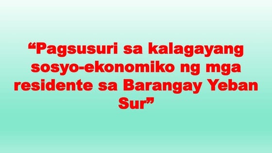 Ang mga Serbisyong Panlipunan ng Pamahalaan | PPT