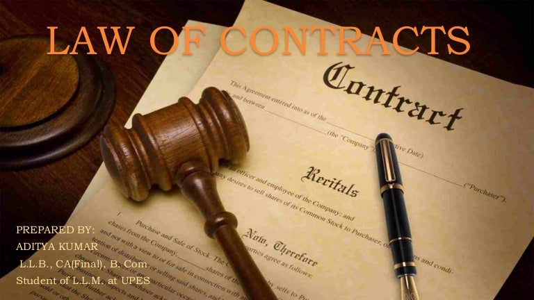 Law of contracts