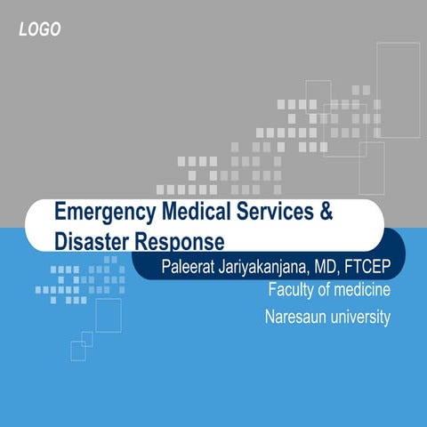 EMS & disaster response | PPTX