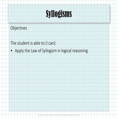 1.3.4 Syllogisms | PDF