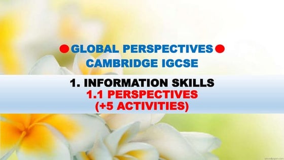 Global Perspective Cambridge Igcse Law And Criminality Ppt