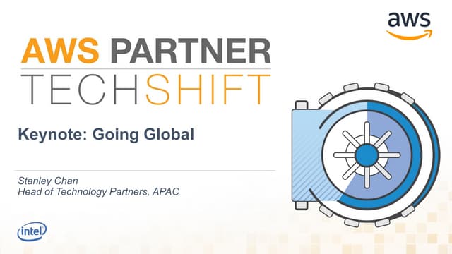 Partner Techshift 2017 Aws와 함께하는 글로벌 클라우드 소프트웨어 사업 Ppt
