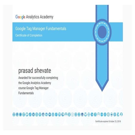Google Analytics Academy Certificate | PDF