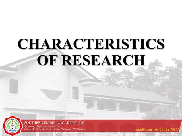 RESEARCH LOCALE BY MAED MATHEMATICSSSSSS | PPTX