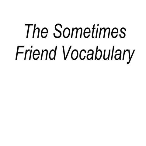 1.4 bbk vocab | PPT