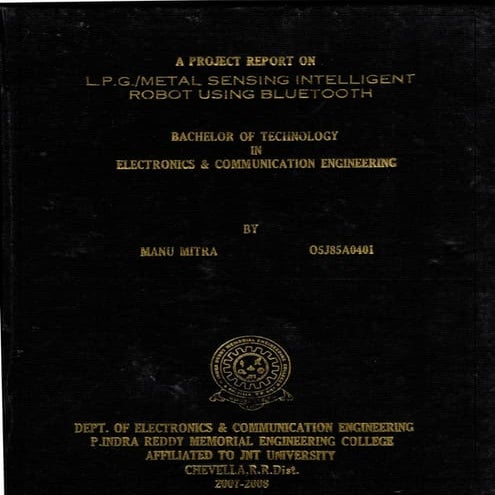 Bachelors Project Report | PDF | Computer Peripherals | Computing