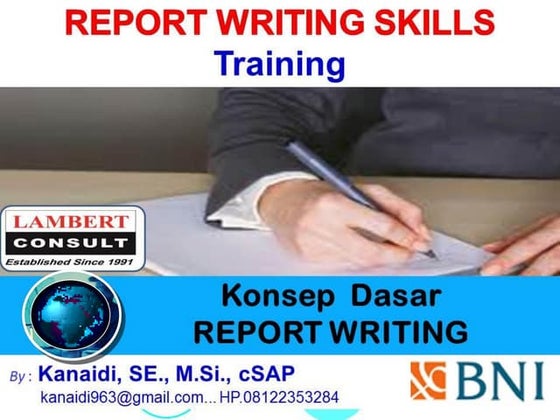 Strategi Penulisan LAPORAN YANG EFEKTIF_ Training "Effective REPORT ...
