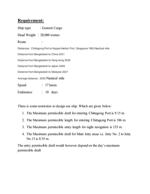 Scantling of Ship | DOCX