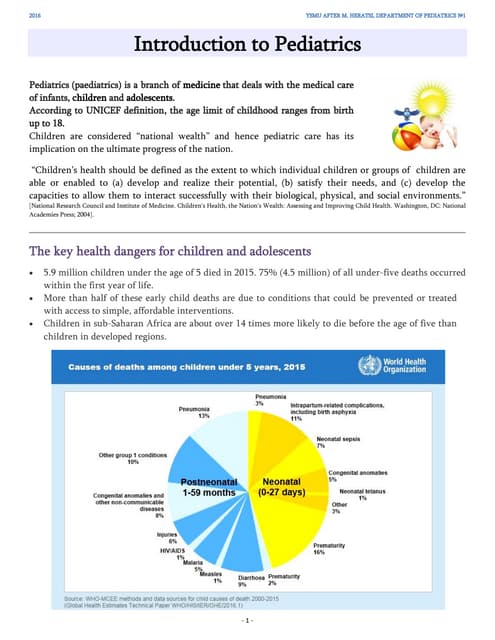 1. 1 Perspectives Of Paediatric Nursing | PPTX | Parenting Babies and ...