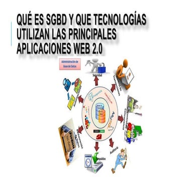 Qué es SGBD y que tecnologías utilizan las | PPTX