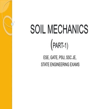 Soil mechanics | PPTX
