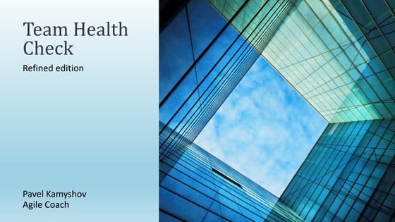 Team health check new | PPT