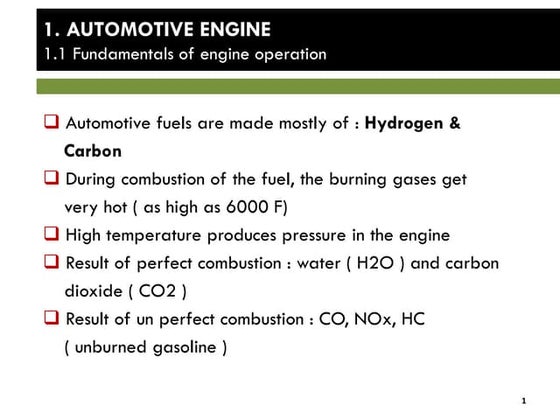 Engine operaion | PPT