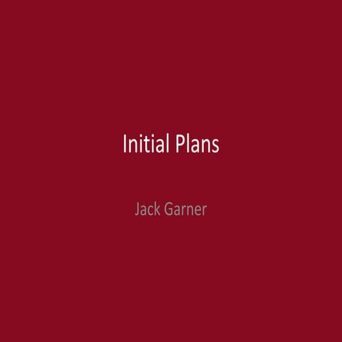 1. initial plans(3) | PPTX