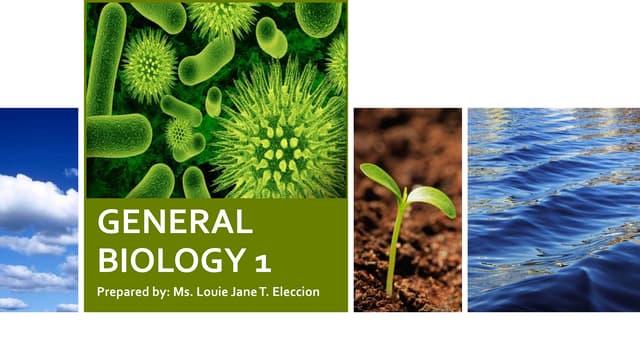 Lesson 1 Introduction to Biology | PDF