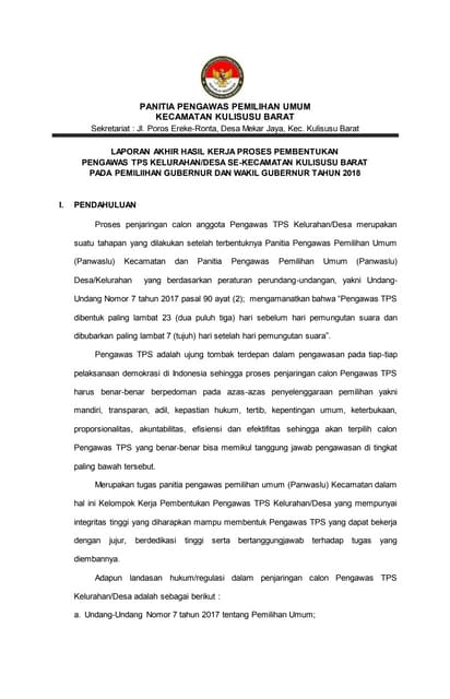 Sk osis smp satap smpn 4 kulbar | DOCX