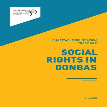 Ensuring the implementation of social and economic rights of persons ...