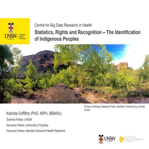 IAOS 2018 - Statistics, Rights and Recognition – The Identification of ...