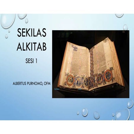 1.1 sekilas alkitab | PDF