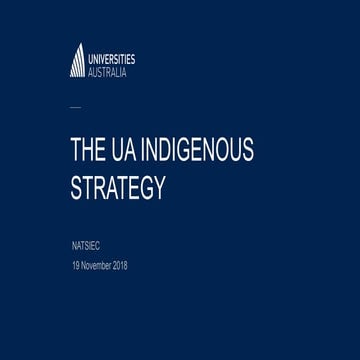 UA Indigenous Strategy 2017-2020 | PPTX | Undergraduate Education ...