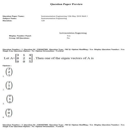 AP PGECET Mechanical 2018 question paper | PDF