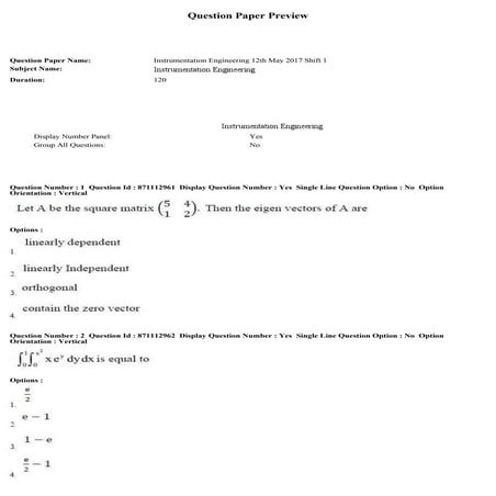 AP PGECET Pharmacy 2017 question paper | PDF