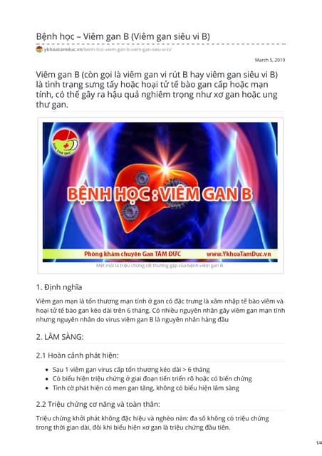 HỘI CHỨNG SUY TẾ BÀO GAN | PDF