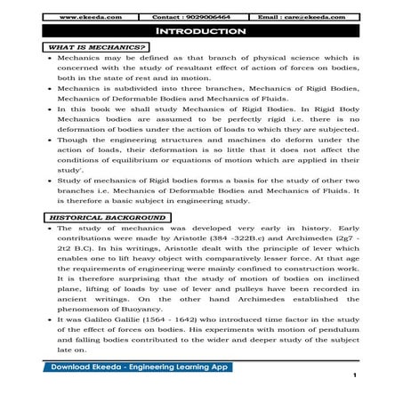Engineering Mechanics | PDF