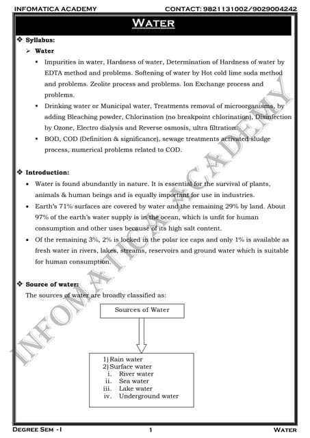 Lab5 determination of hardness of water | PDF | Chemistry | Science