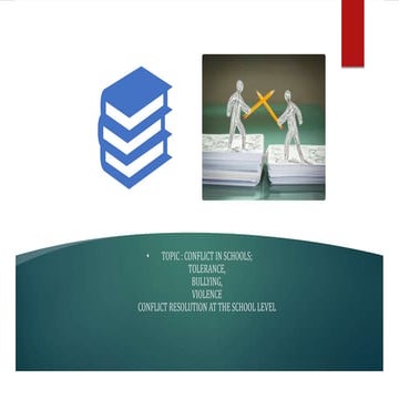 Conflict Resolution avoiding a fight.ppt