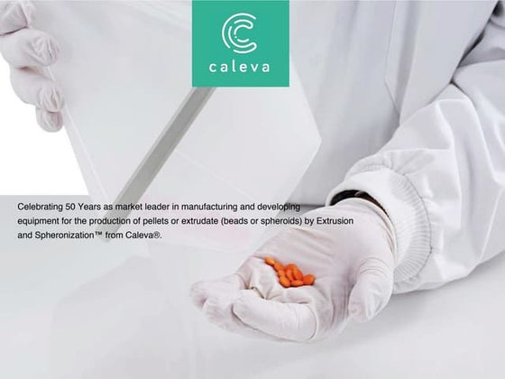 Variable Density Extrusion from Caleva | PPT