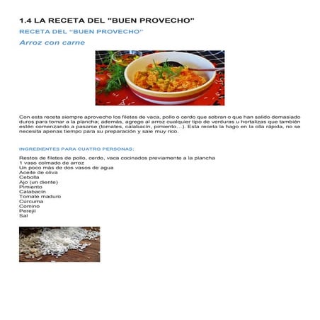 1.4. receta del buen provecho | PDF