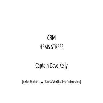 CRM and HEMS stress | PPTX